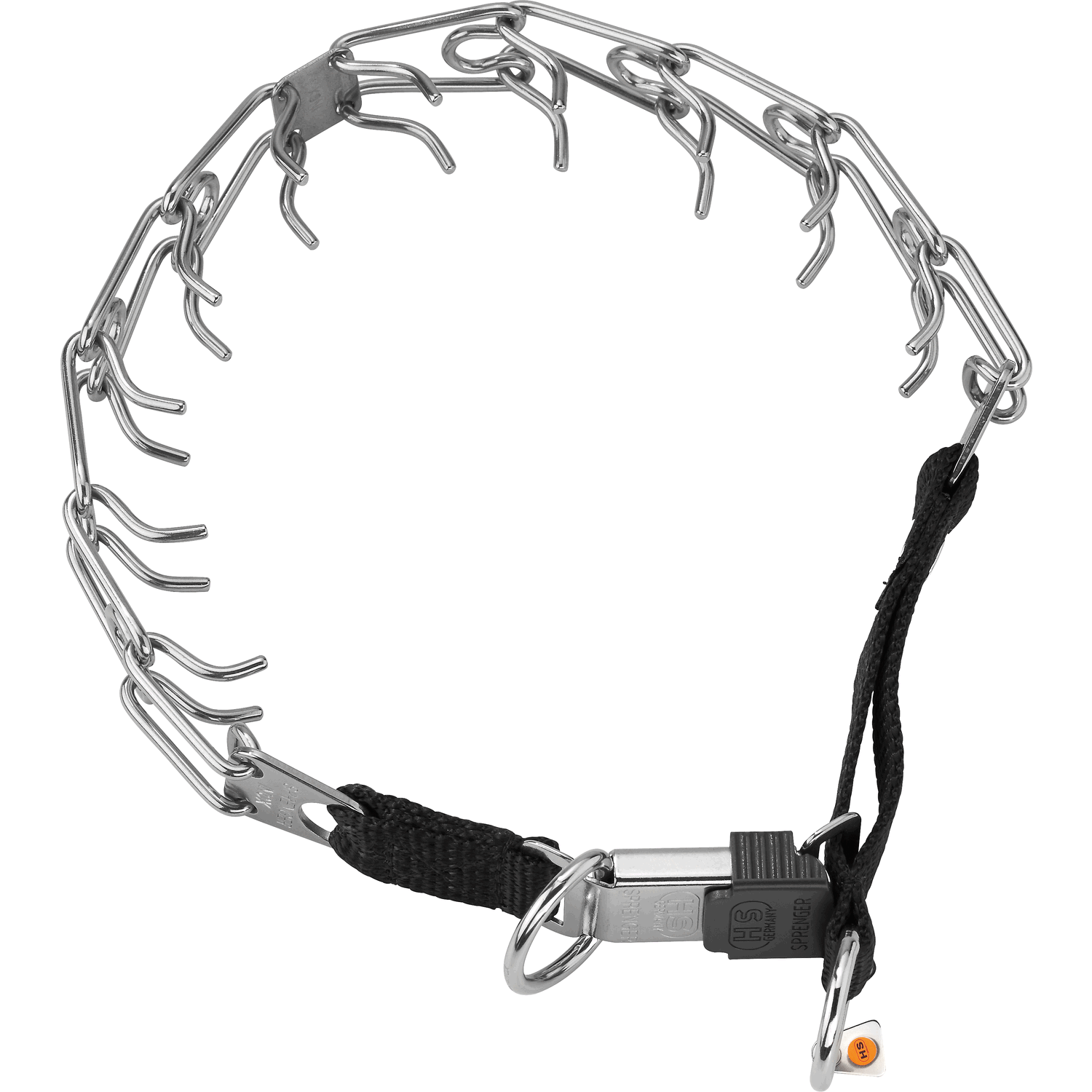 ULTRA-PLUS Training Collar with Center-Plate & ClicLock (Stainless Ste