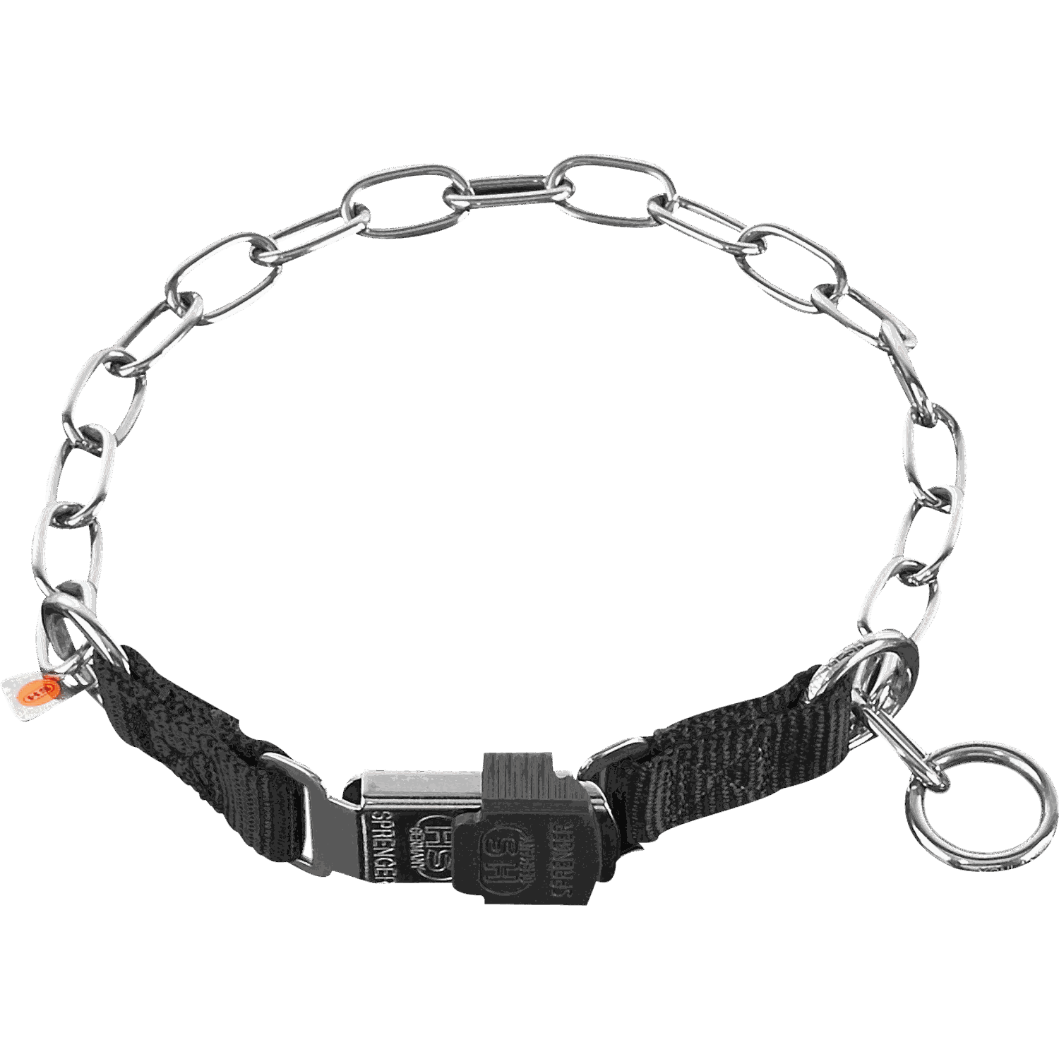 Medium Chain Link Collar with ClicLock (Stainless Steel Only) - 3mm CL